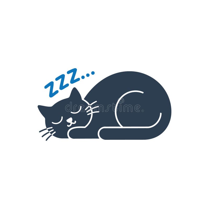 Sleeping Cat Stock Illustrations – 39,162 Sleeping Cat Stock ...