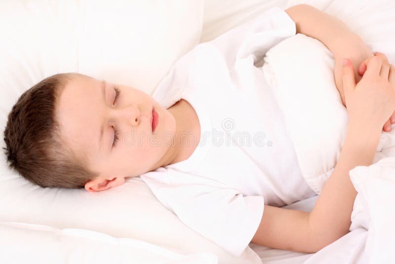 Sleeping child stock photo. Image of face, relax, teddy - 4621322