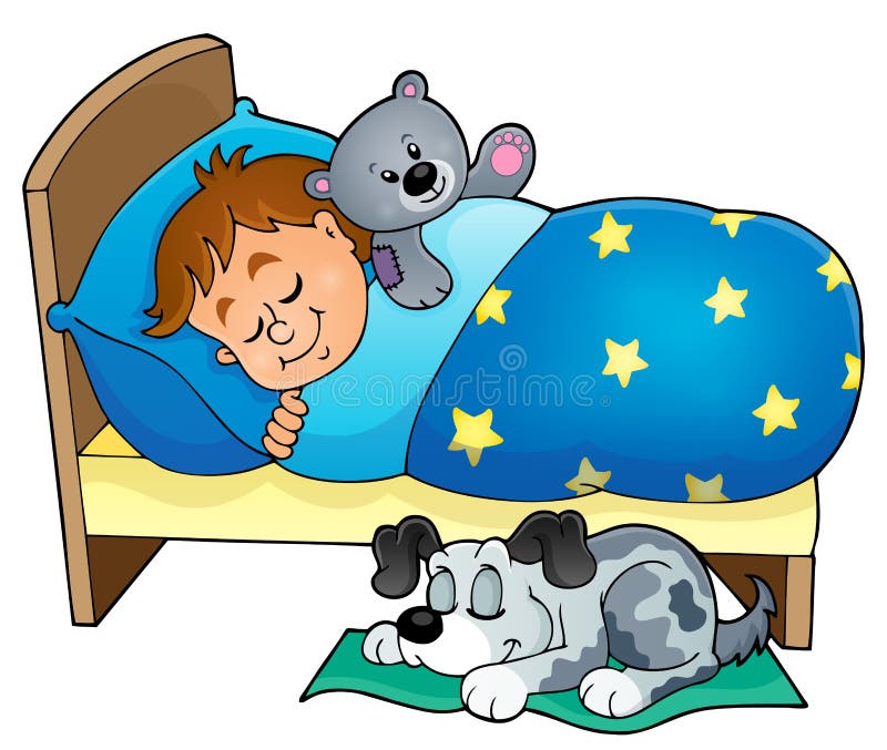 Sleeping Child Theme Image 5 Stock Vector - Illustration of dream ...