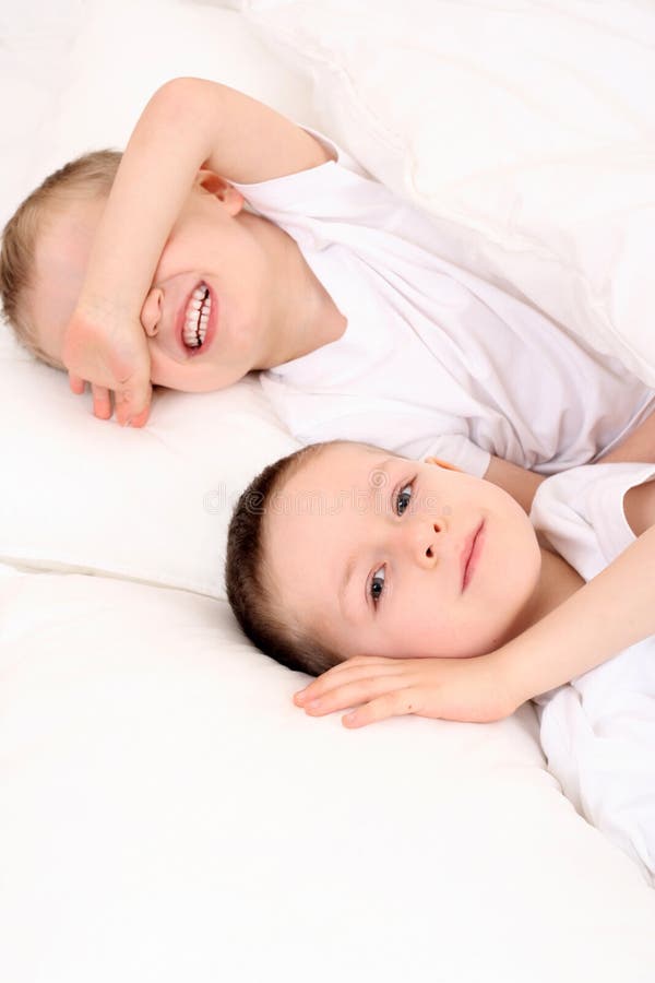 Sleeping children stock image. Image of child, pyjama - 4610913