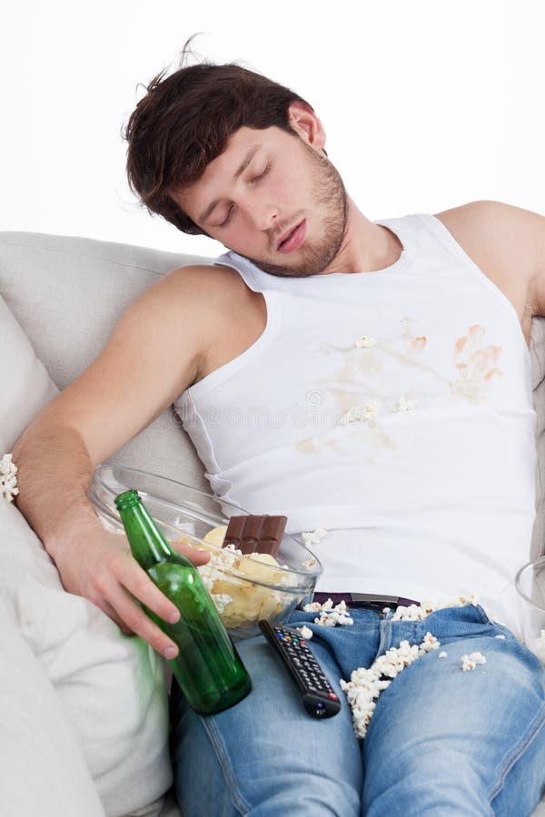 Sleeping man in a chair stock photo. Image of limp, jack - 13241974