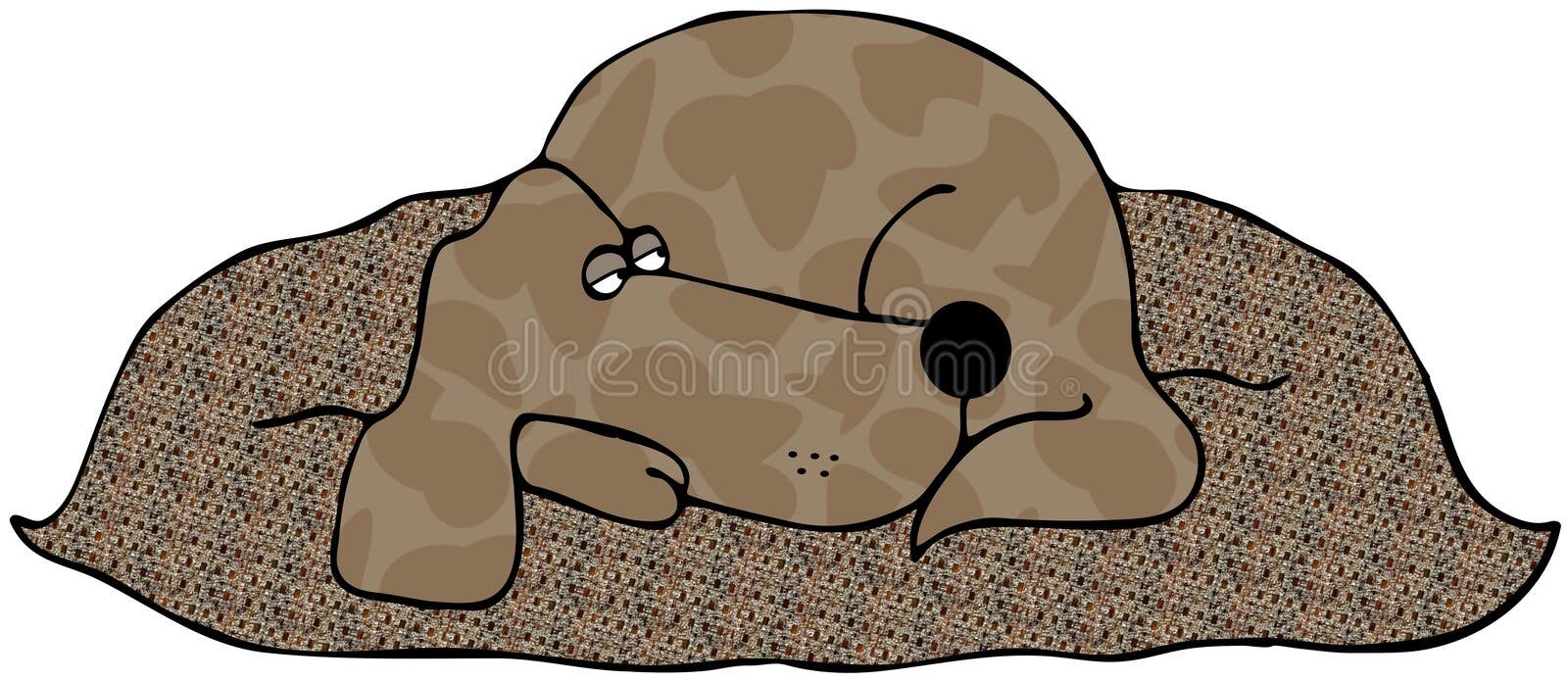 Cartoon Dog Napping Stock Illustrations – 153 Cartoon Dog Napping Stock ...