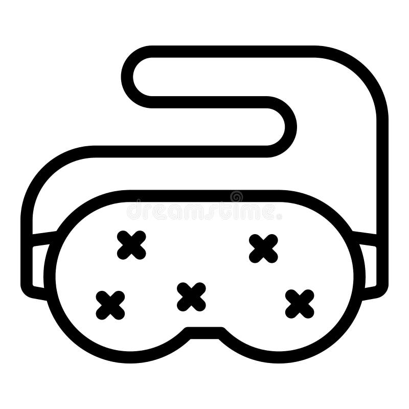 Eye Mask Outline Stock Illustrations – 4,083 Eye Mask Outline Stock ...