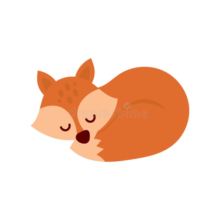 Sleeping Fox Cartoon Stock Illustrations – 1,936 Sleeping Fox Cartoon ...