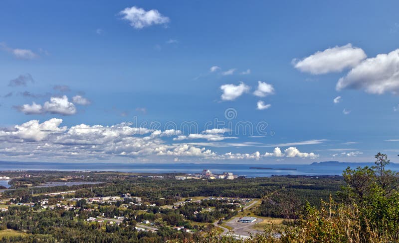 The Sleeping Giant Seen from Mt. McKay - Thunder Bay, Ontario, Canada ...