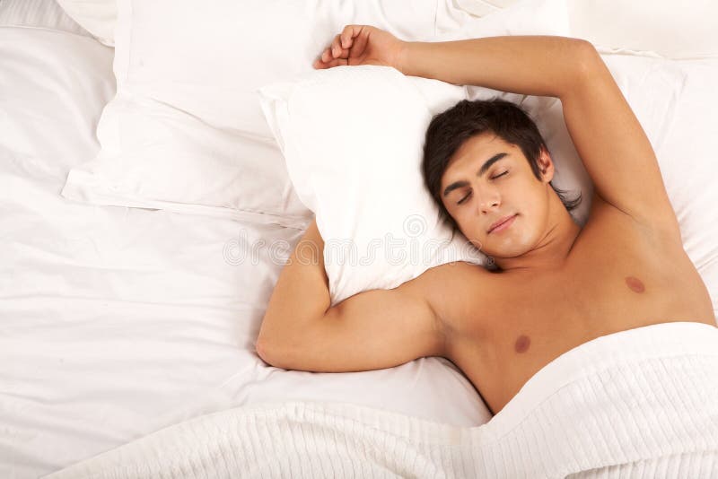 Sleeping guy stock image. Image of comfortable, asleep - 14816535