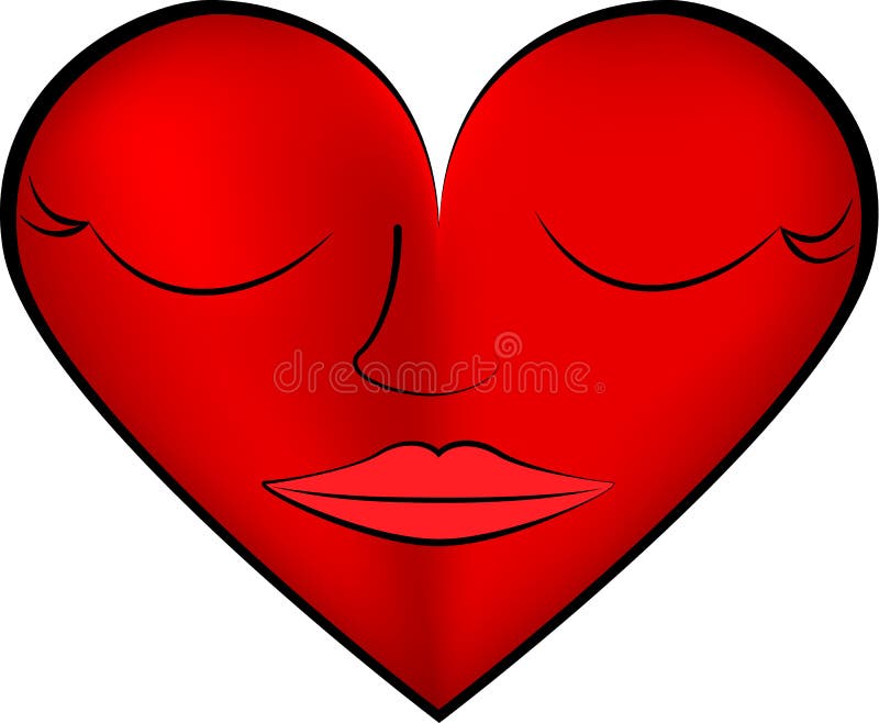 Sleeping heart stock vector. Illustration of sleeping - 22901058