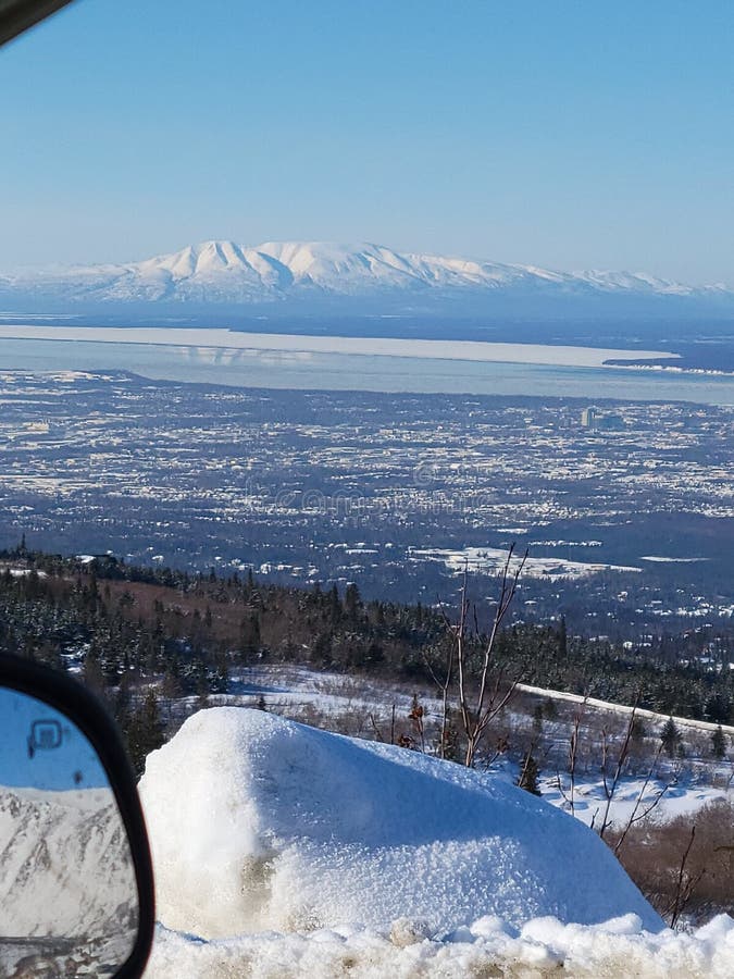 Sleeping Lady Anchorage Alaska Stock Photo - Image of sleeping, alaska ...
