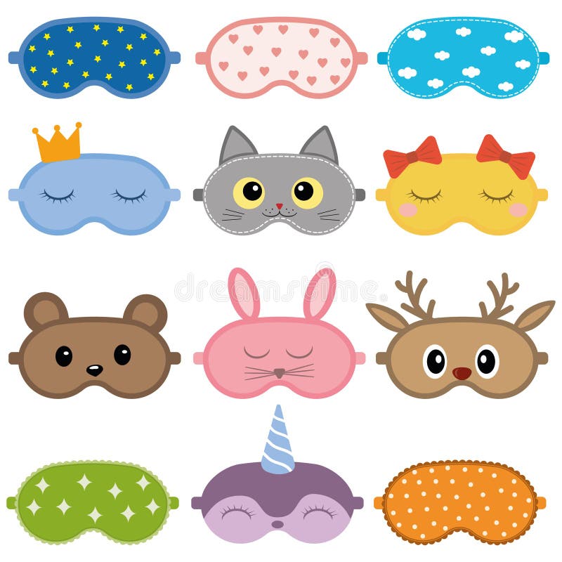 Sleeping Mask Vector Design Illustration Stock Vector - Illustration of ...