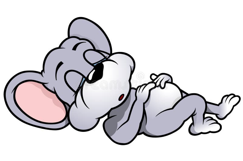 Sleeping Mouse stock vector. Illustration of cartoon - 44305862