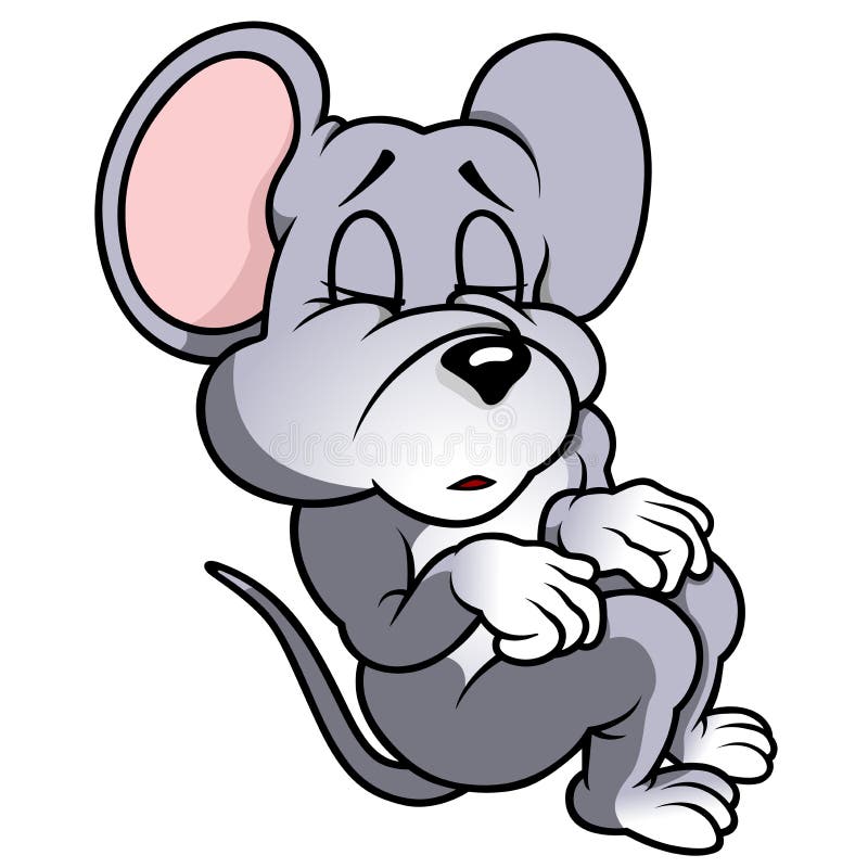 Sleeping Mouse stock vector. Illustration of clipart - 65076374