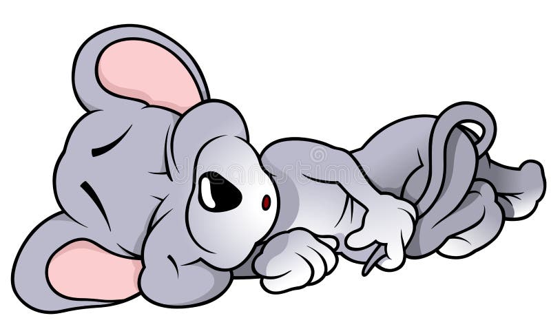 Sleeping Mouse Stock Vector - Image: 46165262 Sleeping Mouse Stock Vector - Image: 46165262