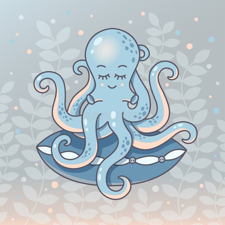Sleeping Octopus Stock Illustrations – 594 Sleeping Octopus Stock ...
