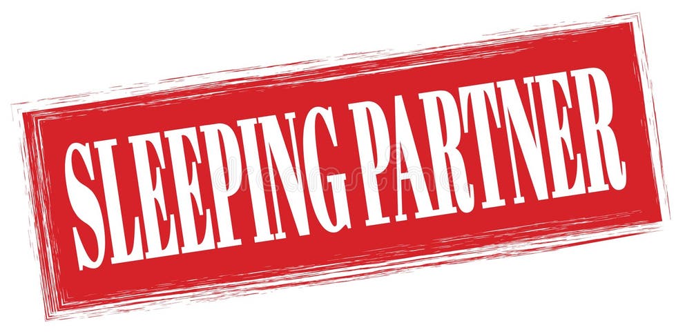 SLEEPING PARTNER Text Written on Red Stamp Sign Stock Illustration ...