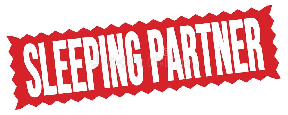 SLEEPING PARTNER Text Written on Red Stamp Sign Stock Illustration ...