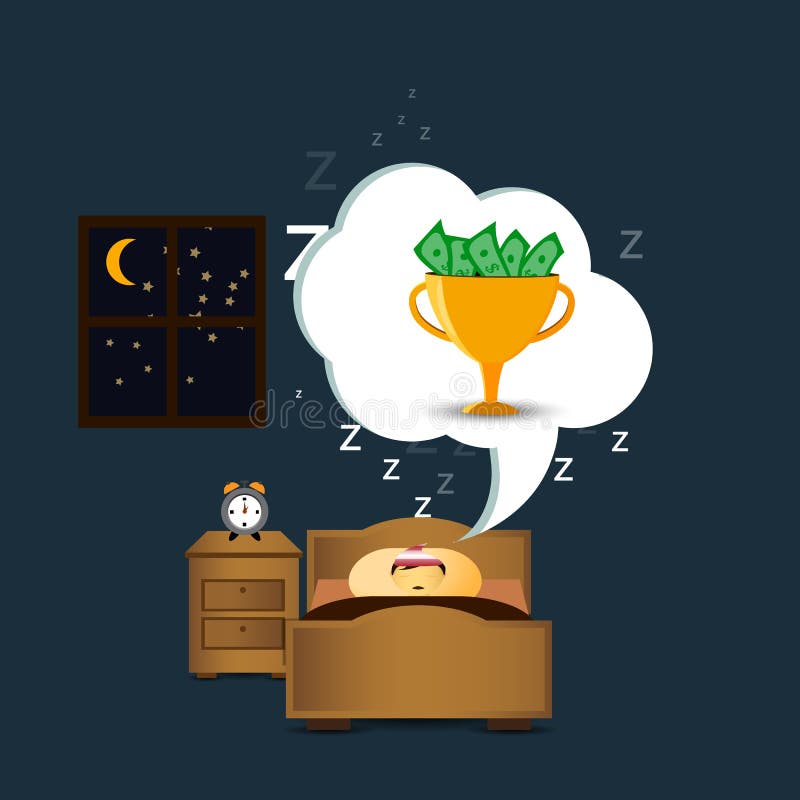 Sleeping person. stock vector. Illustration of flat, card - 49206284