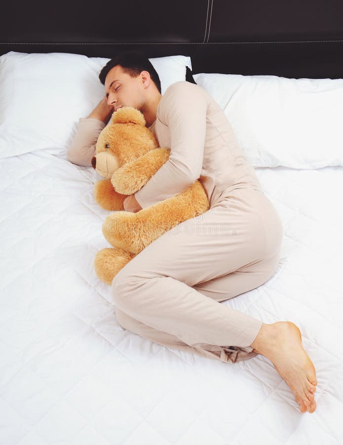Sleeping stock image. Image of casual, cute, indoor - 236973277