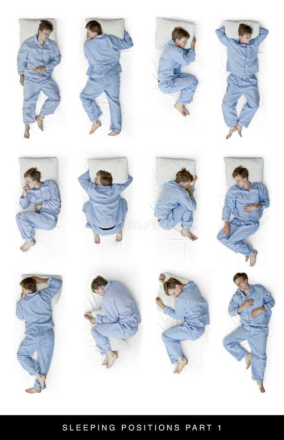 Sleeping positions stock photo. Image of white, pillow - 28354100