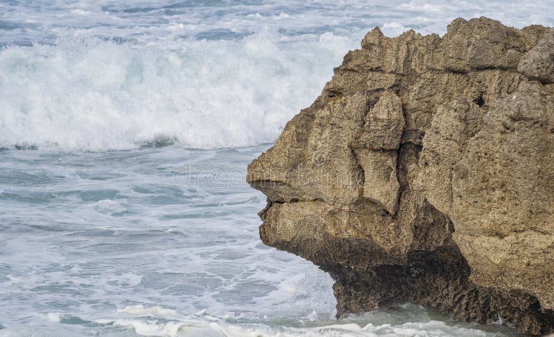 Sleeping rock face shape stock photo. Image of geology - 273316376