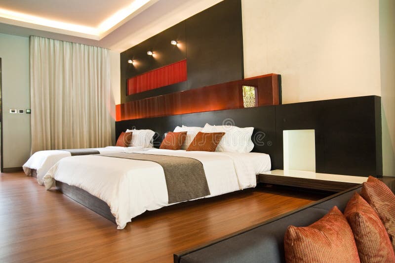 Sleeping room stock image. Image of relaxation, furniture - 10056227