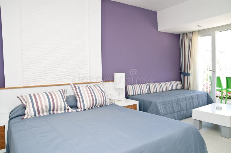 Sleeping room stock photo. Image of house, leisure, bedroom - 10978148