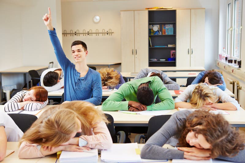 Students Sleeping In Class