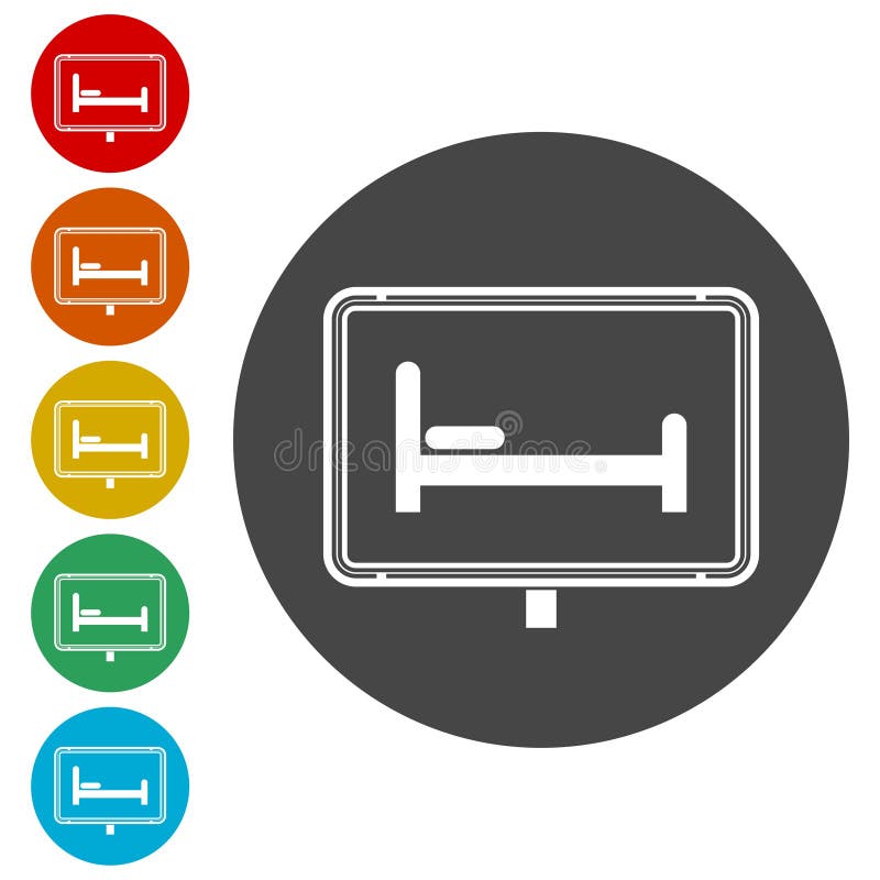 Sleeping Symbol, Sleeping Sign Stock Vector - Illustration of bedtime ...