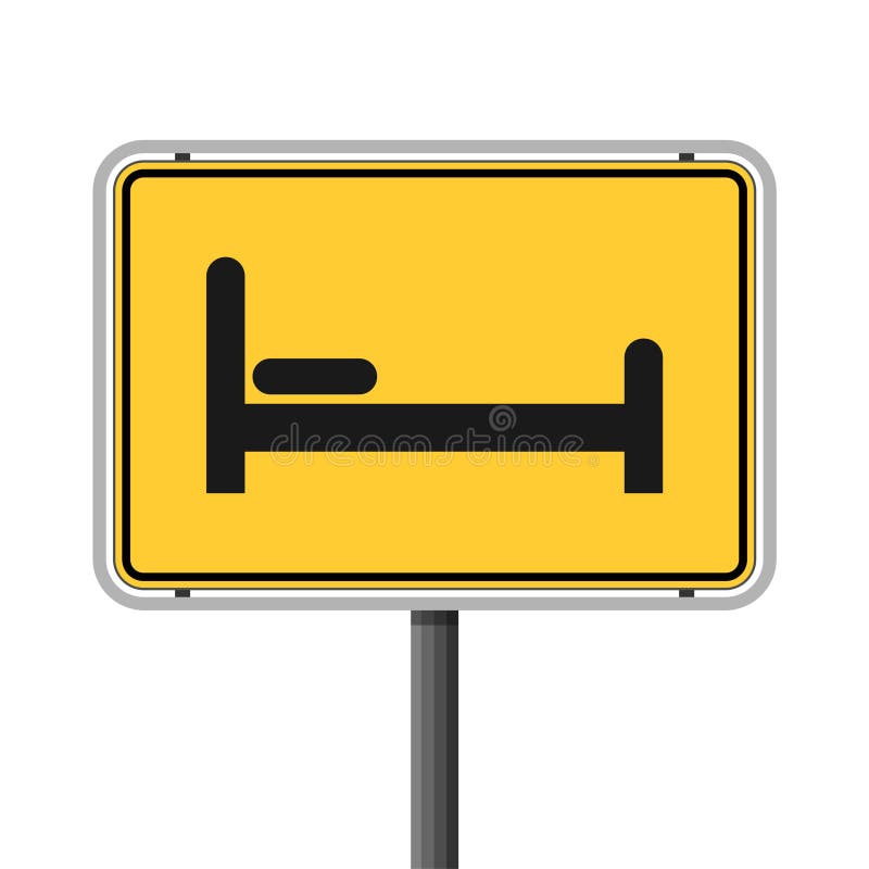 Sleeping Symbol, Sleeping Sign Stock Illustration - Illustration of ...