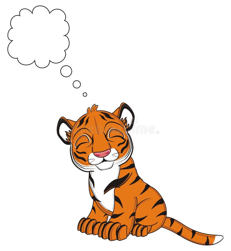 Tiger Thinking Stock Illustrations – 172 Tiger Thinking Stock ...