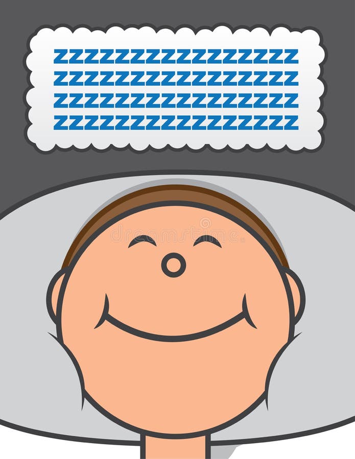 Sleeping Zs stock vector. Illustration of snoring, cartoon - 35384629
