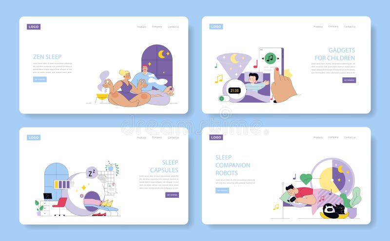 Sleepmaxxing. Flat Vector Illustration Stock Vector - Illustration of ...