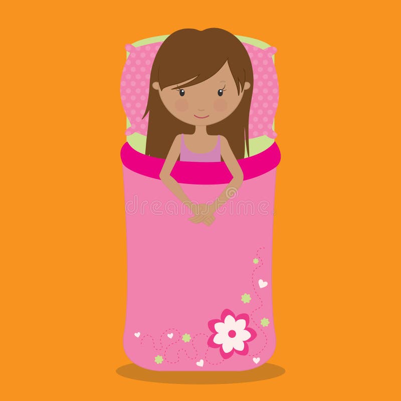 Sleepover in bed 05 2 stock illustration. Illustration of sleepover ...