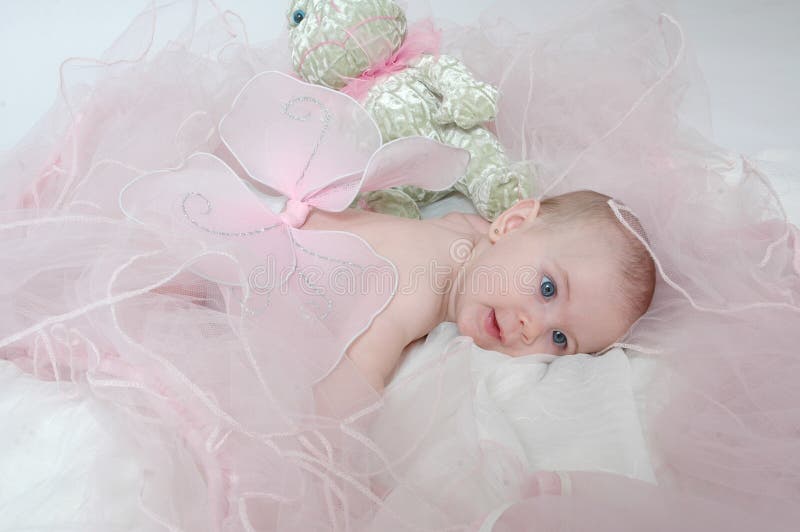 Sleepy Angel Baby 2 stock photo. Image of clouds, delicate - 1938302