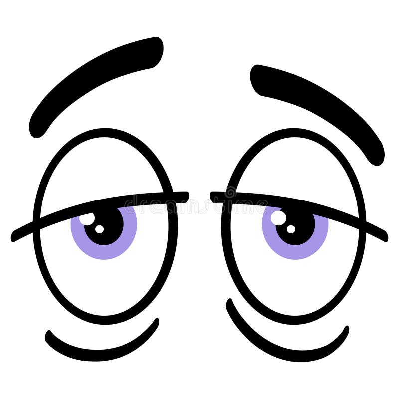 Eyes Cartoon Illustration Vector Outline Drawing Facial Expression Stock Illustrations – 407 ...