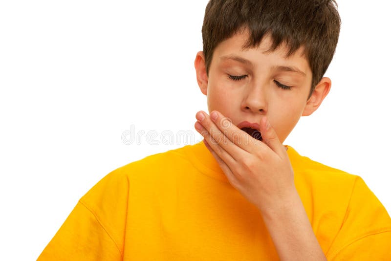 Sleepy kid stock image. Image of handsome, lazy, caucasian - 14028629