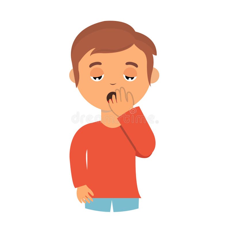 Sleepy Kid Vector Illustration Design Stock Illustration - Illustration ...