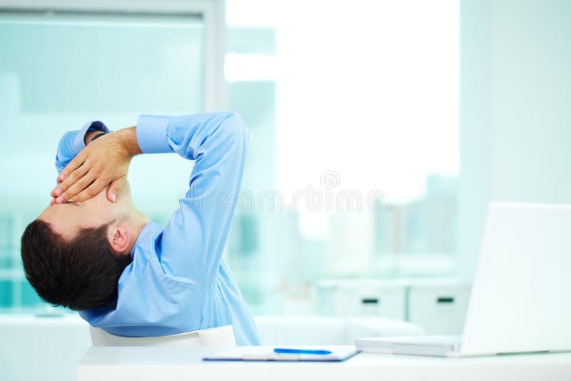 Sleepy man stock image. Image of human, attractive, place - 22465335