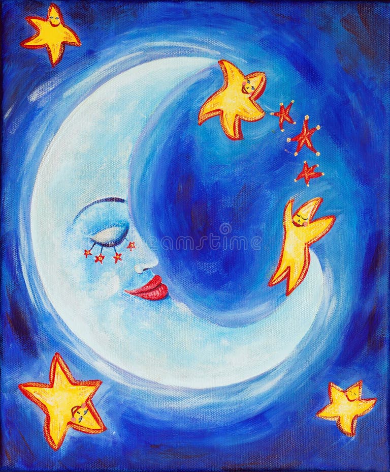 Sleepy Moon Stock Illustrations – 4,023 Sleepy Moon Stock Illustrations ...
