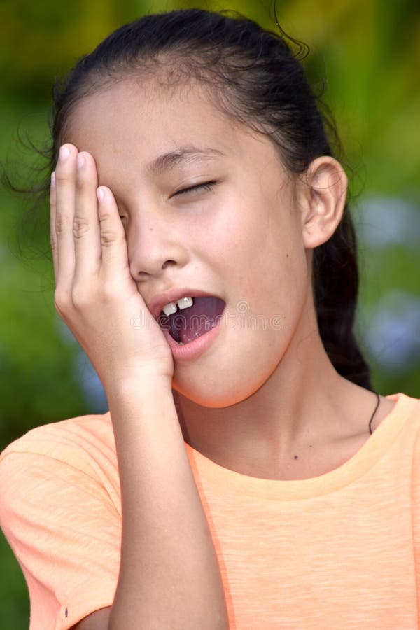 A Sleepy Pretty Person stock photo. Image of beauty - 143974354