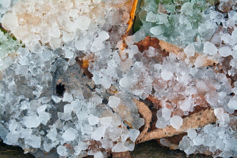 Sleet stock photo. Image of outdoor, snowfall, weather - 102915664