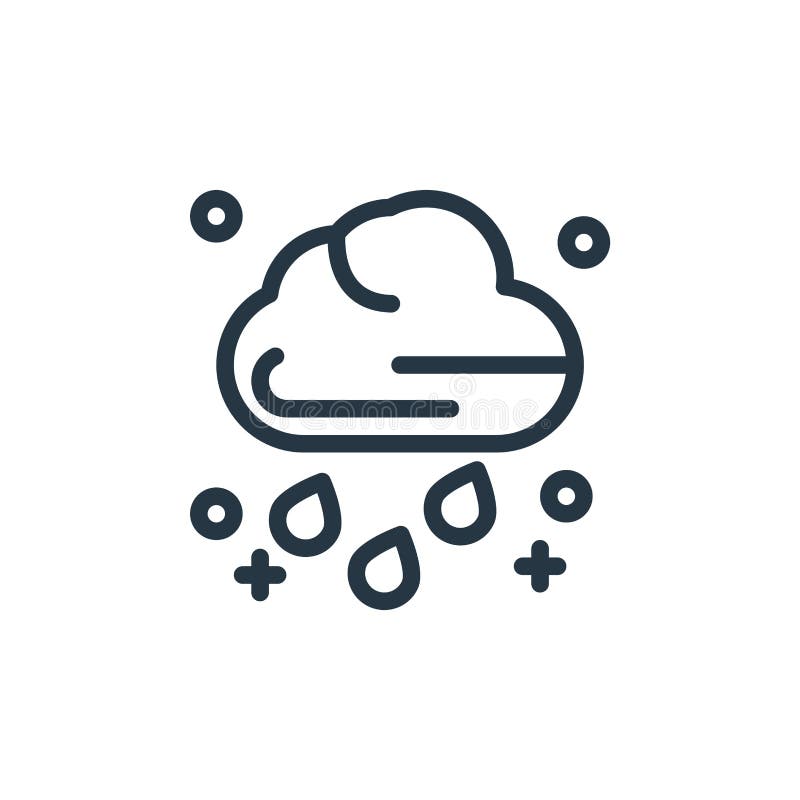 Sleet Icon. Elements of Weather in Multi Colored Icons. Premium Quality ...