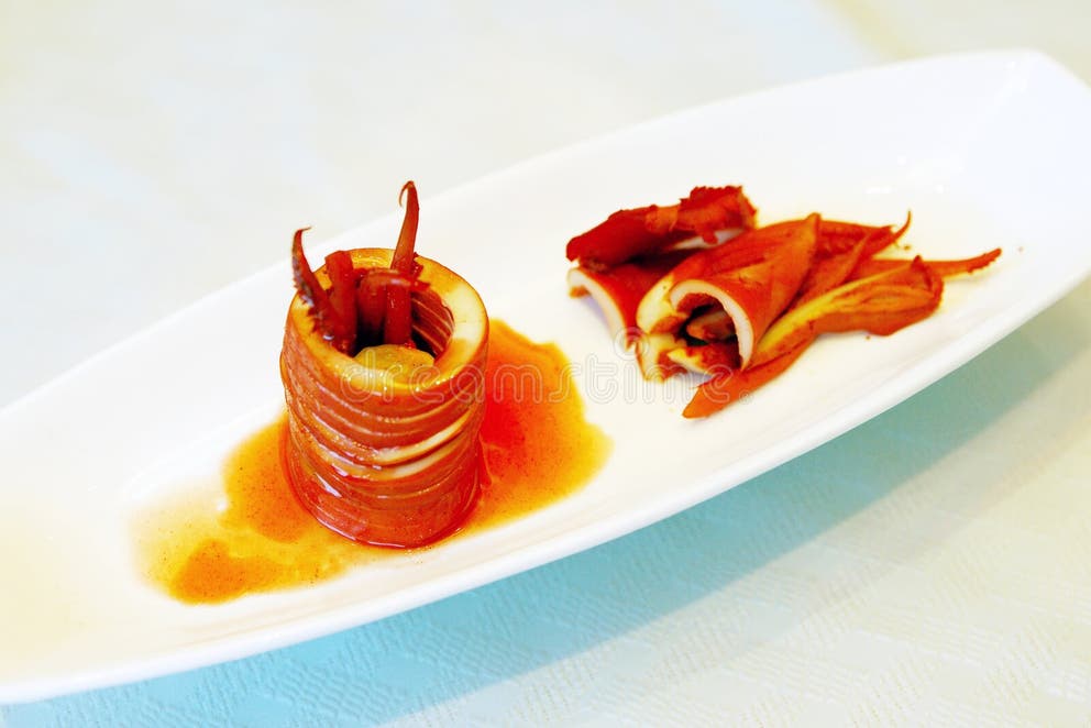 Sleeve-fish stock image. Image of dinner, appetizer, maki - 19506955