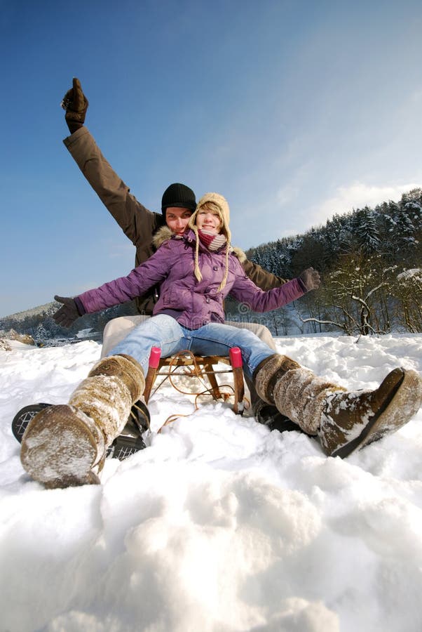 Sleighing stock photo. Image of riding, rides, smile - 17351506