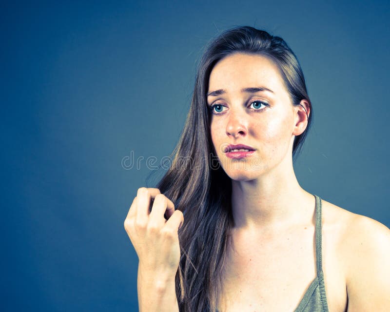 Slender Caucasian Female Portrait Stock Photo - Image of model, slender ...