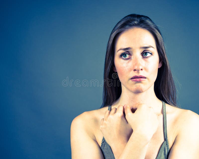 Slender Caucasian Female Portrait Stock Image - Image of posing, look ...
