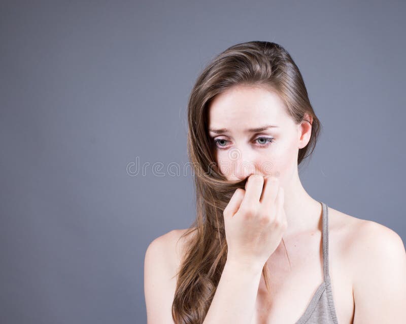 Slender Caucasian Female Portrait Stock Photo - Image of model ...