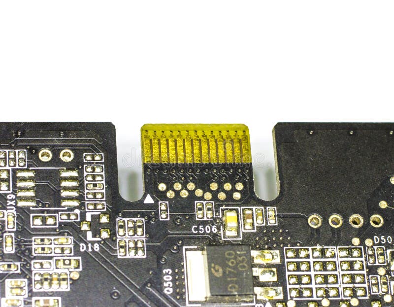 Sli port stock image. Image of connect, devices, contacts - 44096347