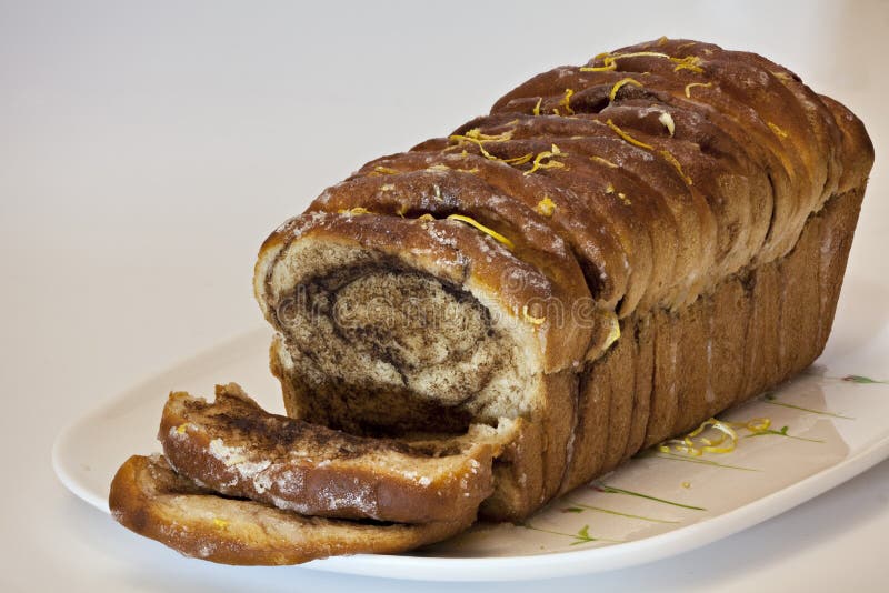 Slice baked sweet bread stock image. Image of cande, breakfast - 89215577