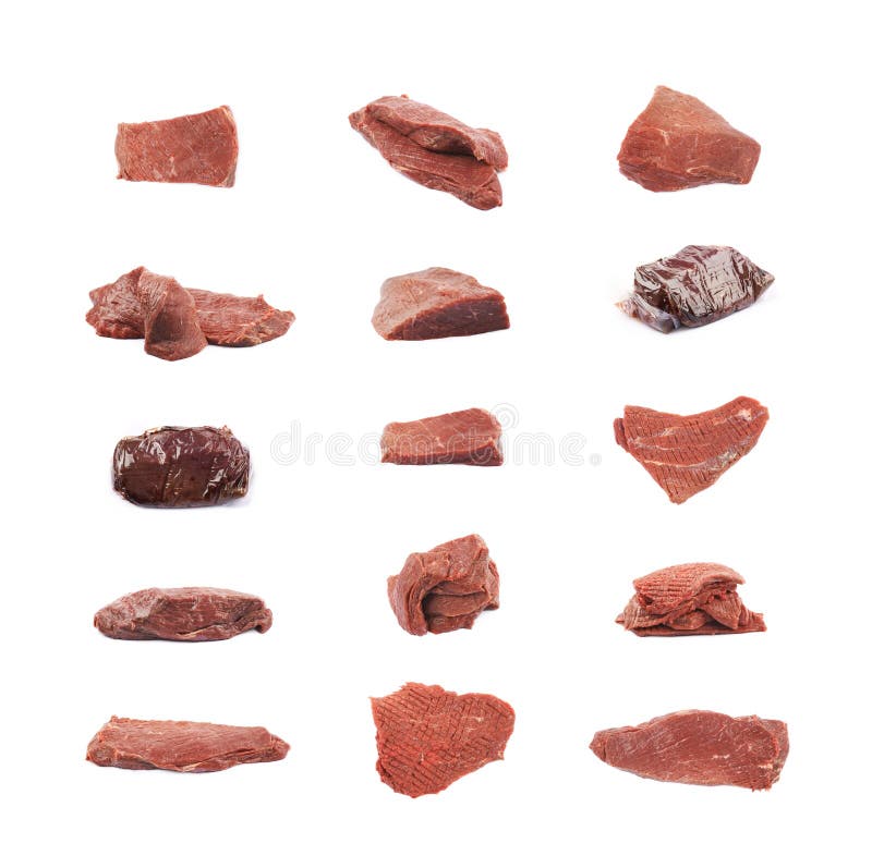 Slice of Beef Meat Isolated Stock Image - Image of juicy, muscle: 121430953