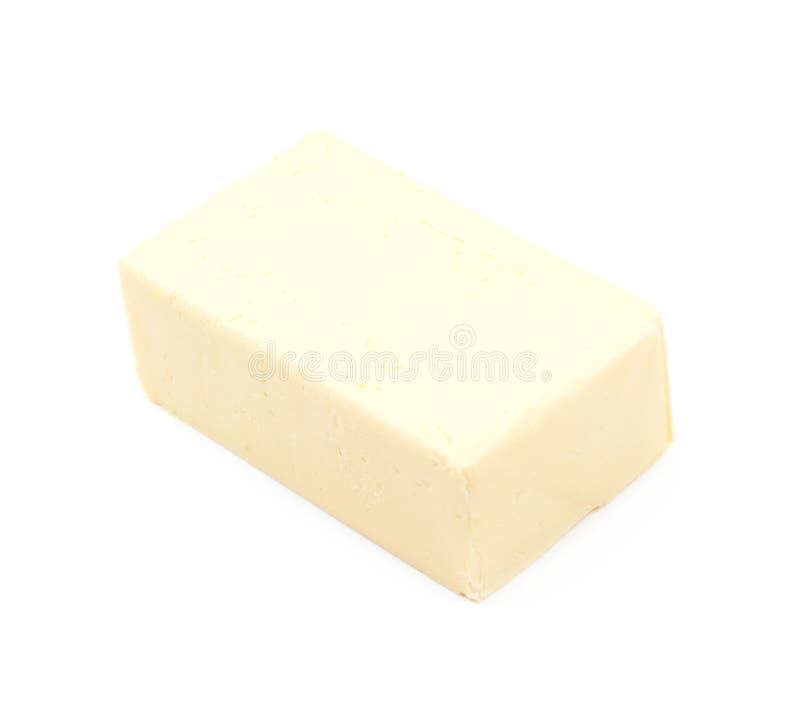 Block of butter on plate stock image. Image of appetising - 3721247